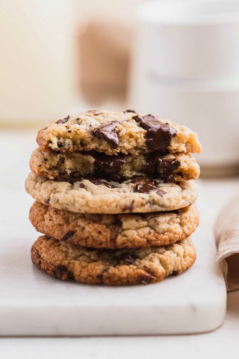Easy Vegan Miso Cookies with Chocolate Chips | The Chestnut Bakery