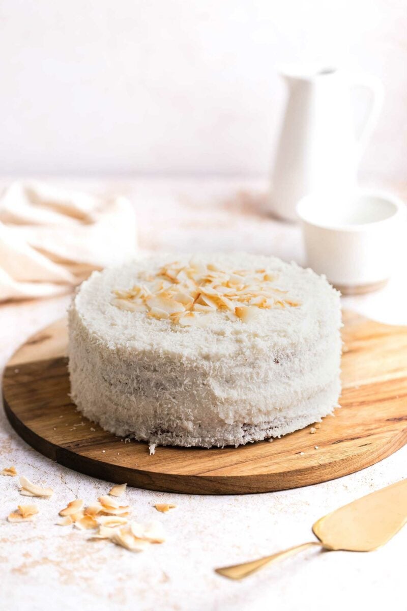 Simple Vegan Coconut Cake | The Chestnut Bakery