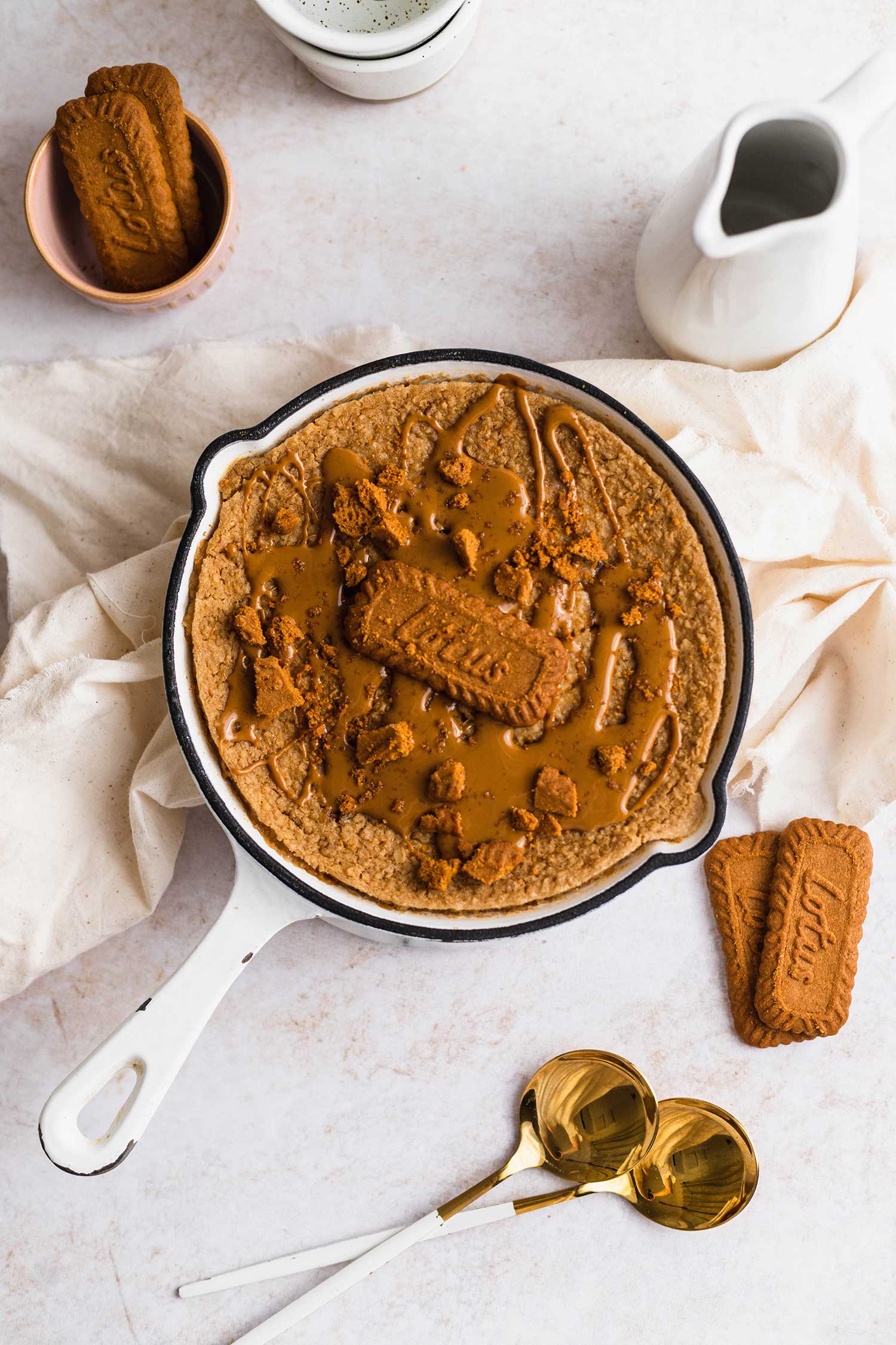 Biscoff Baked Oats - Vegan! | The Chestnut Bakery