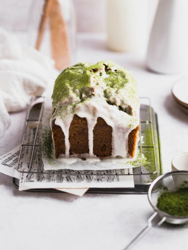 Matcha Pound Cake - Vegan! | The Chestnut Bakery