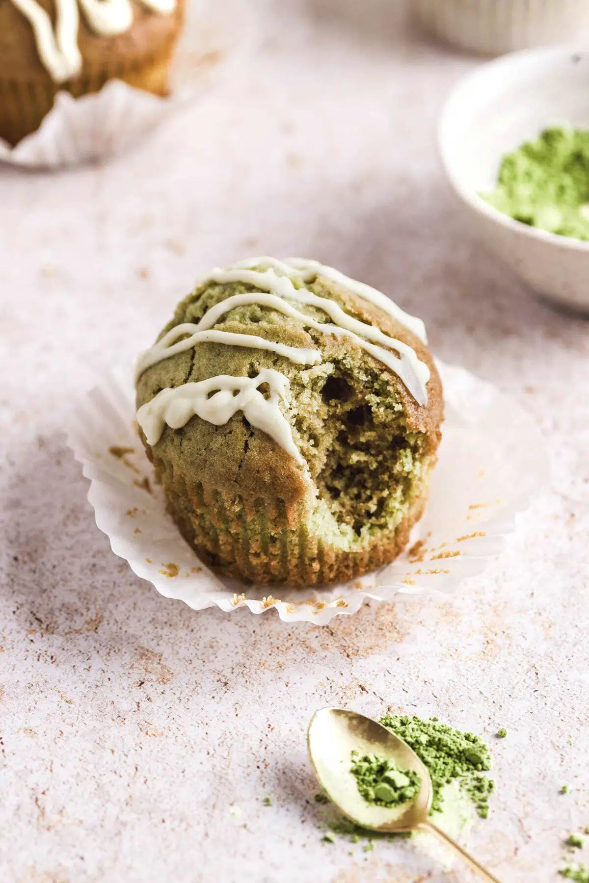 Super Easy Matcha Muffins - Vegan! | The Chestnut Bakery