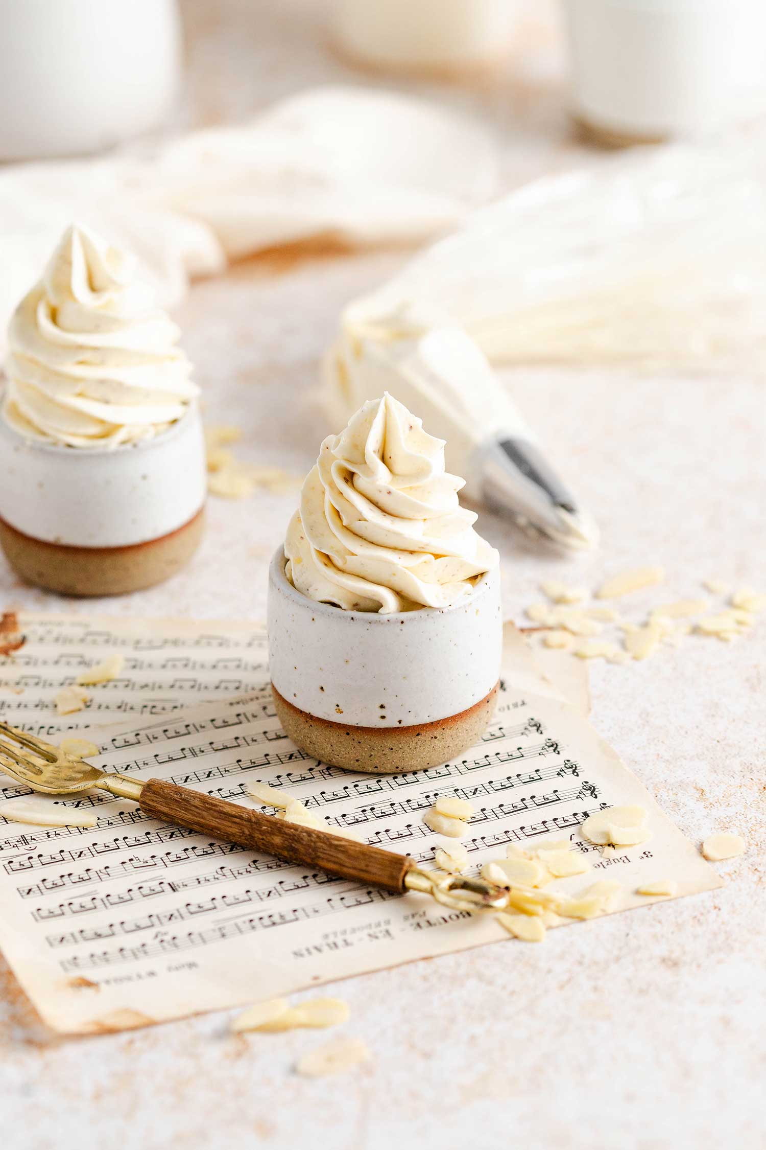 Vegan Almond Buttercream Frosting - Easy & Simple! | The Chestnut Bakery
